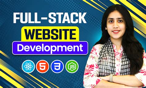 Do Website Development As Full Stack Web Developer Front End Backend