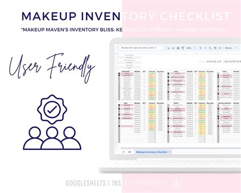 Makeup Inventory Management Makeup Artist Makeup Planner Makeup