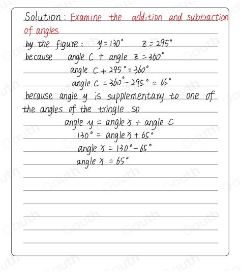 Solved Of A B And C Lie On A Straight Line Given That Angle Y And Angle Z Work