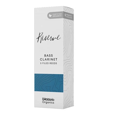 Organic Reserve Bass Clarinet Reeds Box Of 5 Abi Music Ltd
