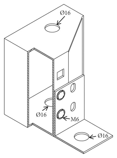 Details Of A Snip Single Corner Rectangular Pin A Top View B Side Download Scientific