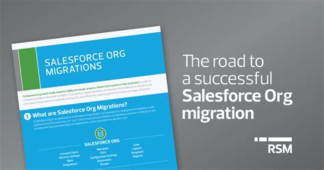 Road To A Successful Salesforce Org Migration
