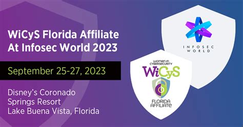 Wicys Florida Affiliates At Infosec World 2023 Wicys Women In Cybersecurity