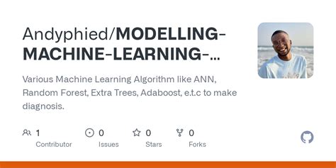 github andyphied modelling machine learning algorithms for diagnosis