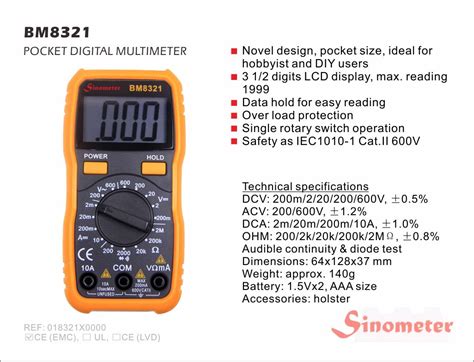 Digital Multimeters Dmms Welcome To Sinometer Instruments Company Limited