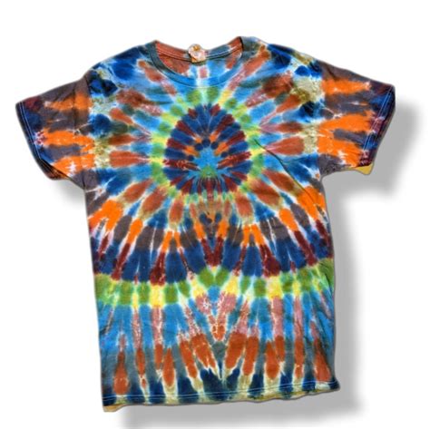 Large Rainbow Spider Tie Dye T Shirt Etsy
