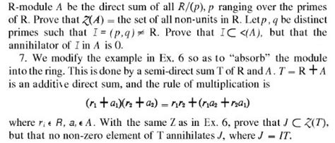 commutative algebra ideal consisting of zero divisors mathematics