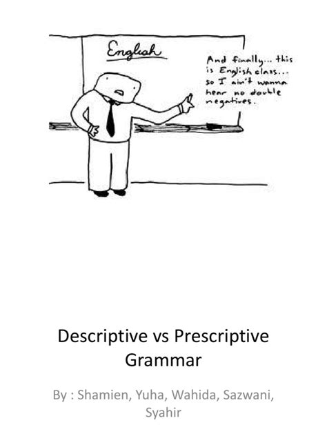 Prescriptive Vs Descriptive Download Free Pdf English Language