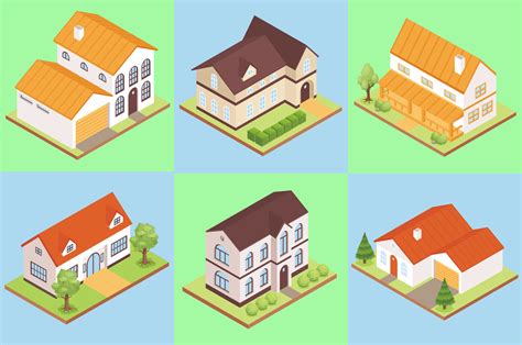 Isometric Building Construction Vector Art Icons And Graphics For Free Download
