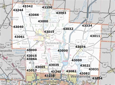 Zip Code Maps Ohio