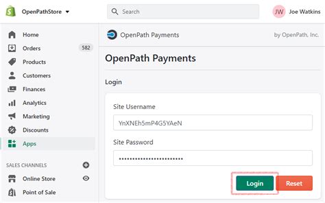 shopify installing openpath openpath inc