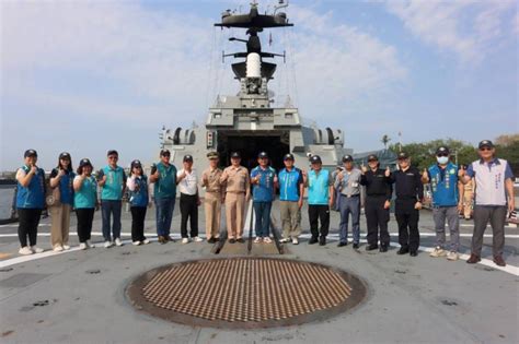 【視點新聞網】屏東縣九如鄉鄉長藍聰信赴海軍一二四艦隊敬軍慰勞活動楊賢明報導