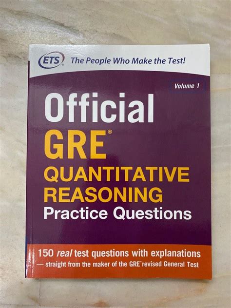 ETS Official GRE Quantitative Reasoning Hobbies Toys Books Magazines Assessment Books On