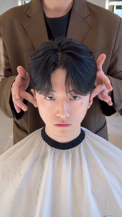 남자머리 추천 세미리프컷 남자볼륨매직 리프컷 다운펌 Youtube