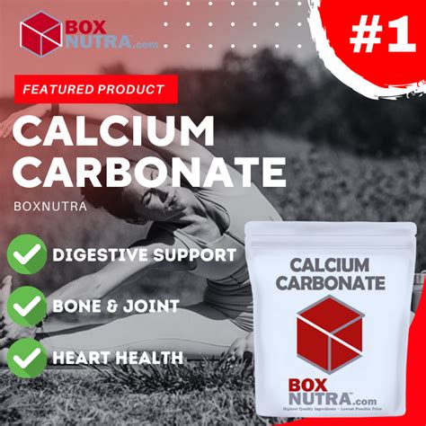 Calcium As Calcium Carbonate — Boxnutra