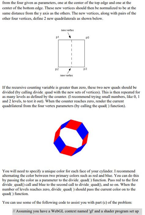 Solved Define The Initial Vertices Of The Box Var