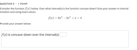 Solved Consider The Function F X Below Over What Chegg Com