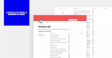 Notion Qa Template