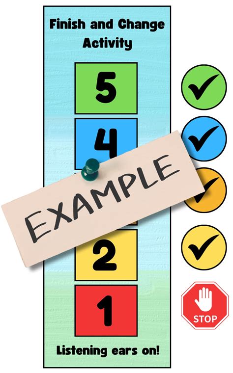 Mash 1st 2nd Class Visual Countdown Timer Activity Transition Aid Visual Transition