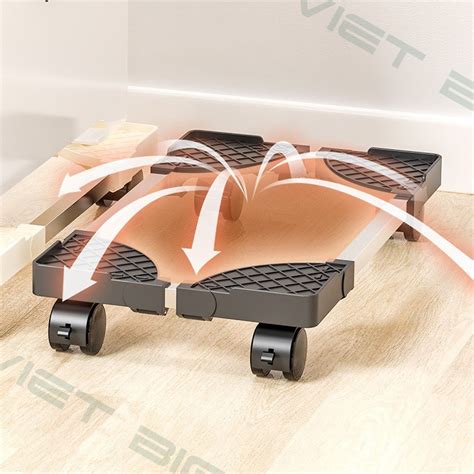 Kệ để Case Máy Tính Kệ để Cpu Máy Tính điều Chỉnh Kích Thước Có Bánh Xe Tiện Dụng