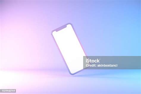 스마트 폰 모바일 응용 프로그램 프리 젠 테이 션 이랑 네온 컬러 스마트폰에 대한 스톡 사진 및 기타 이미지 스마트폰 3차원 형태 디지털 생성 이미지 Istock
