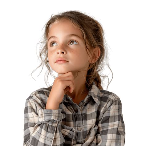 Niña Pensando Png Para Descargar Gratis