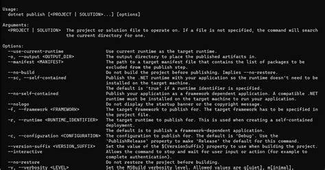 Unleashing The Power Of Dotnet Publish A Masterful Guide To Deployment Success