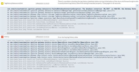 Database Connection Issue Ignition Inductive Automation Forum