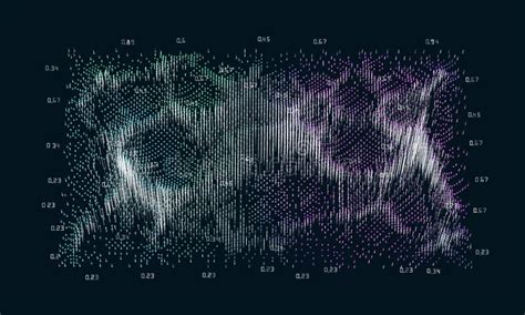 Abstract Big Data Concept Futuristic Infographics Design Complexity Social Network Or