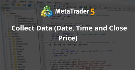 Free Download Of The Collect Data Date Time And Close Price Script