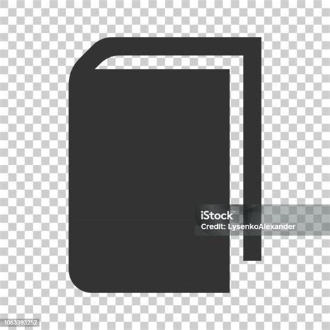 평면 스타일에서 책 교육 아이콘입니다 격리 된 배경에 문학 잡지 벡터 일러스트입니다 책 종이 비즈니스 개념 검은색에 대한 스톡