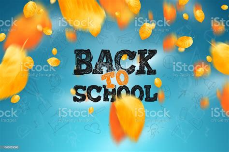 창조적 인 배경 비문 학교로 돌아가기 교육 요소 및 배경에 있는 텍스트 공간 3d 일러스트레이션 3d 렌더링 개념에 대한 스톡