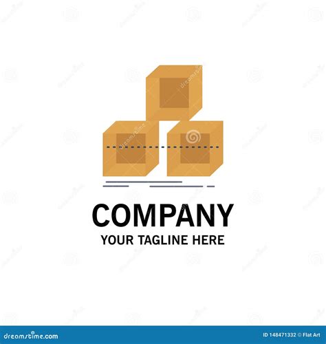 Arrange Design Stack 3d Box Flat Color Icon Vector Stock Vector