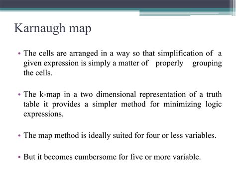 SOLUTION Karnaugh Map K Map Digital Fundamentals Studypool