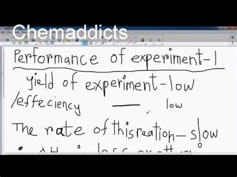 Enthalpy Experiment Part Experiments Chemistry Videos Tutorial