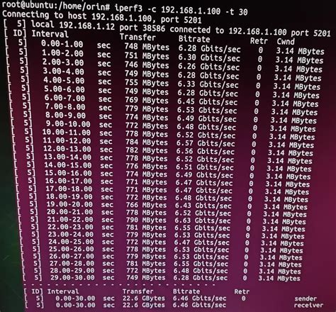 the maximum speed of the 10g network port of the orin 32gb module can