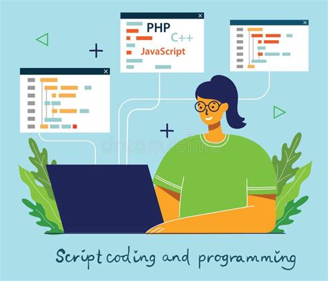 Programming And Coding Website Development Web Designflat Design