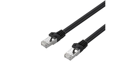Tec11blk2 3048 Cable Ethernet Cat6a S Ftp Taoglas De Color Negro Long 3 048m Funda De Pvc Rs