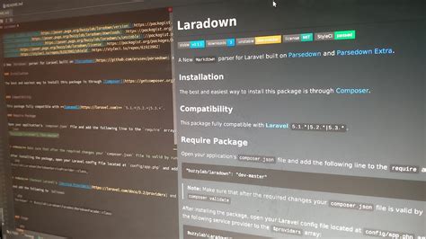 Markdown Parser For Laravel Laradown Is New Laravel Package That By
