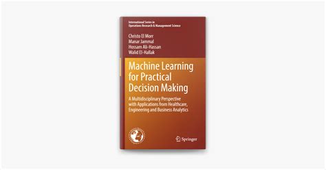 ‎machine Learning For Practical Decision Making On Apple Books