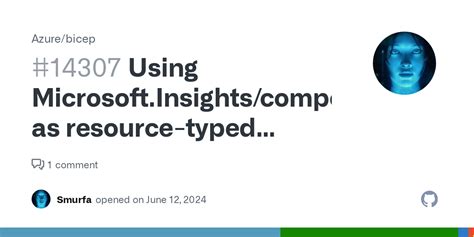 Using Microsoftinsightscomponents As Resource Typed Parameter Generates Invalid Template