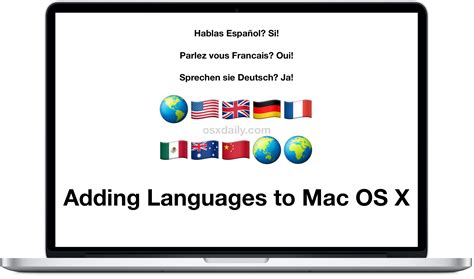 How To Add And Switch Languages In Mac Os X