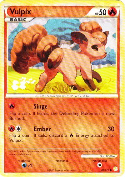 Serebii net Pokémon Card Database HeartGold SoulSilver Vulpix