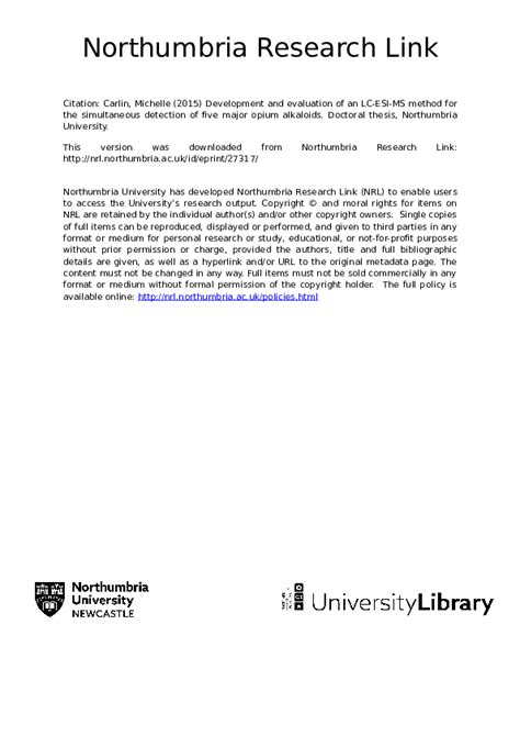 pdf development and evaluation of an lc esi ms method for the