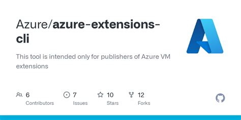 Github Azureazure Extensions Cli This Tool Is Intended Only For