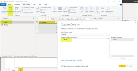 Solved Cross Join Two Tables Using Merged Queries Microsoft Fabric Community