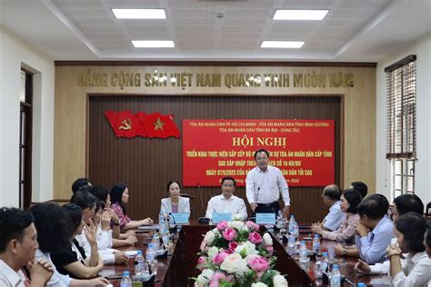 Tand Tp Hcm Bình Dương Và Bà Rịa Vũng Tàu Họp Bàn Công Tác Tổ Chức