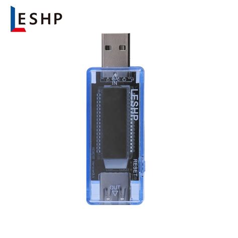 USB Current Voltage Charger Power Bank Capacity Tester Meter With LCD Display Plug And Play