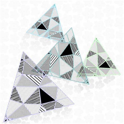 Triangles In Low Poly Style Stock Illustration Illustration Of Black Lines 115295211