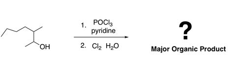 Solved What Is The Major Neutral Organic Product For The